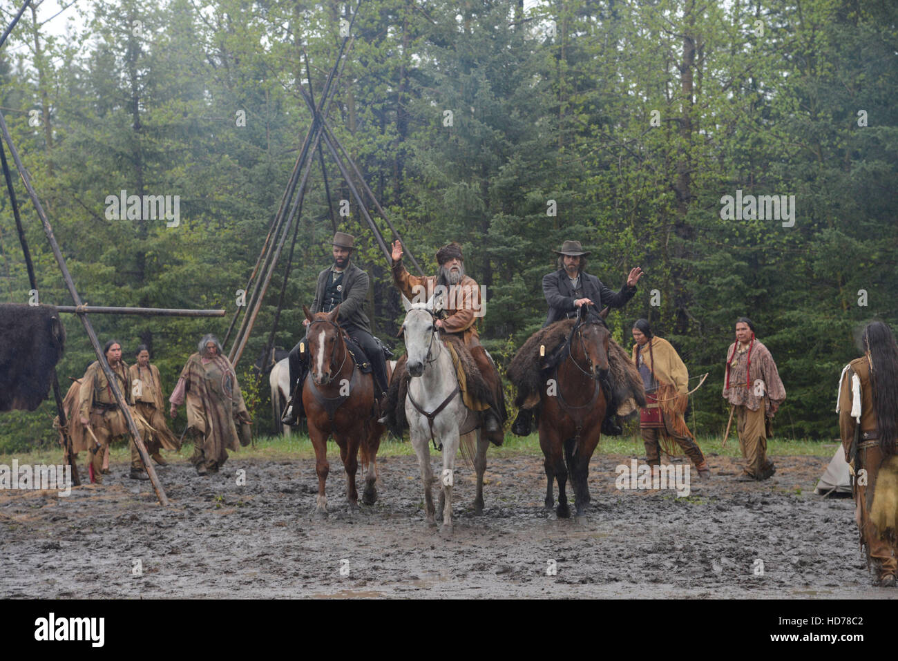 HELL ON WHEELS, l-r: Common, Brent Briscoe, Anson Mount, in 'The Game ...