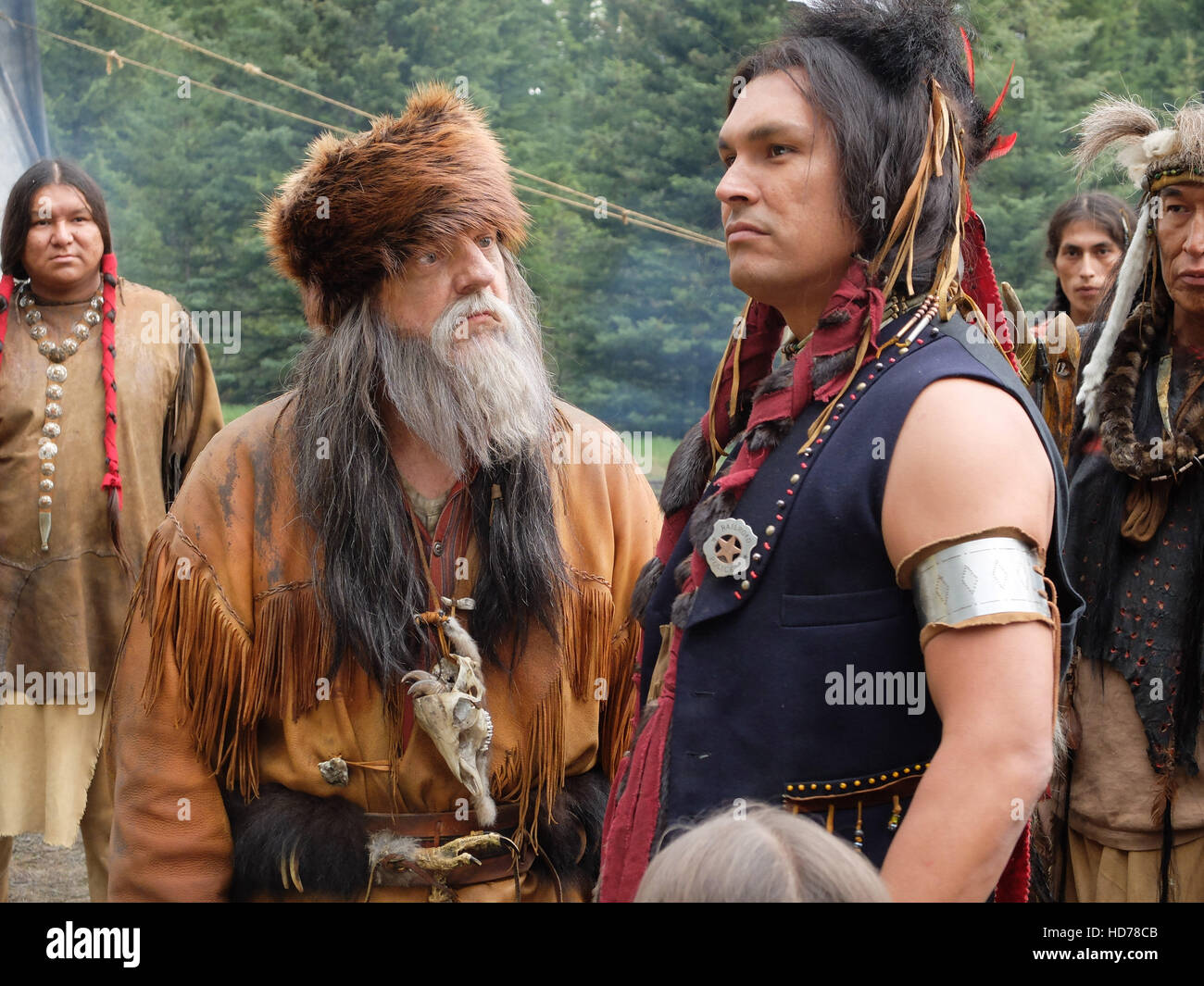 HELL ON WHEELS, l-r: Brent Briscoe, Adam Beach in 'The Game' (Season 3 ...