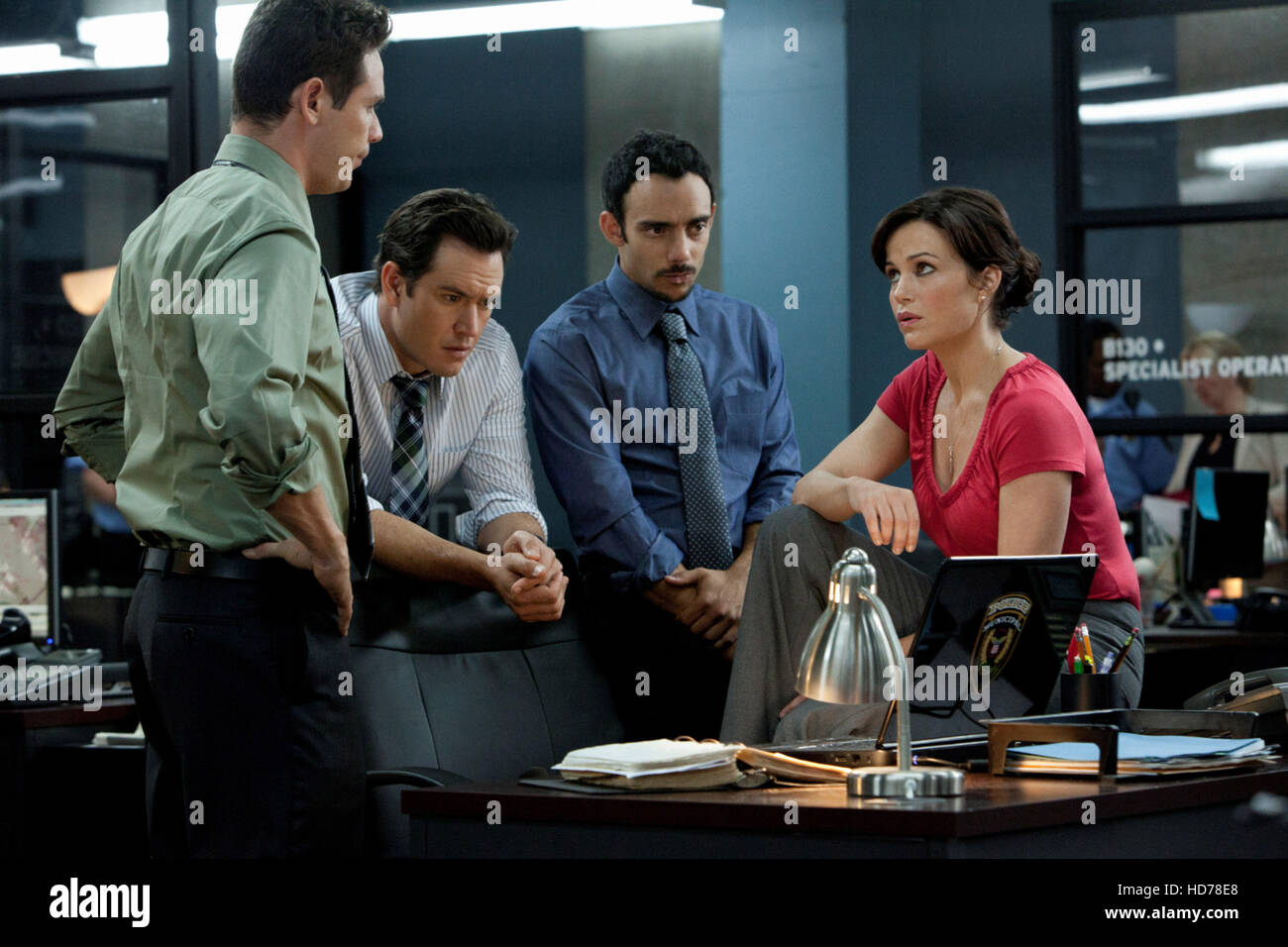 HIDE, (from left): Kevin Alejandro, Mark Paul Gosselaar, Omid Abtahi ...
