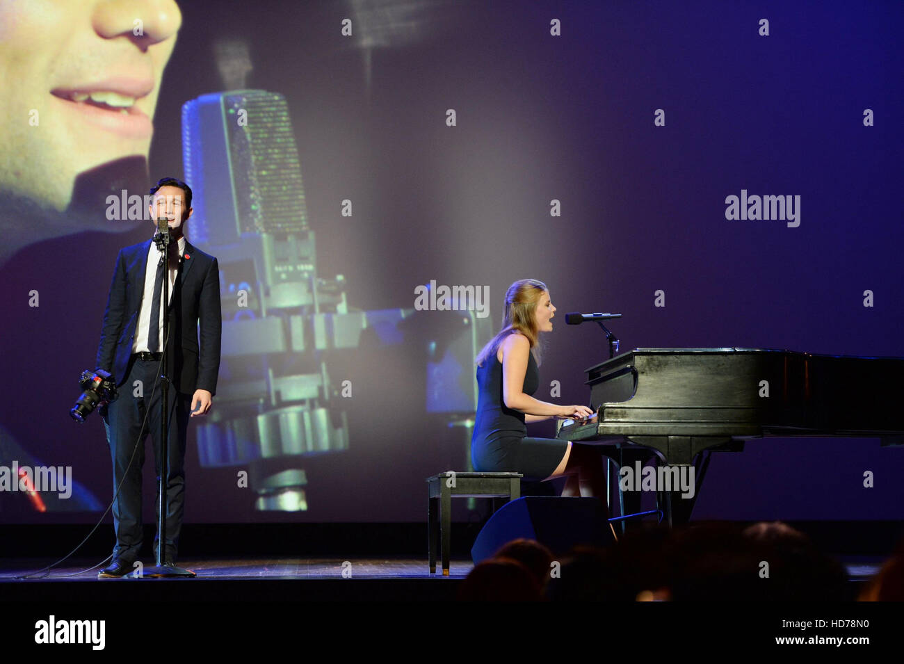 HITRECORD ON TV, (from left): host Joseph Gordon-Levitt, Peppina ...