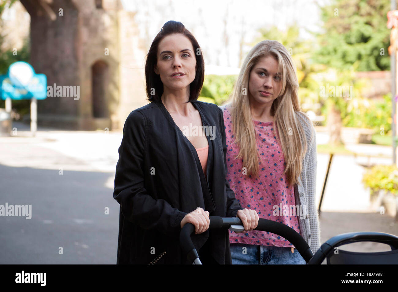 HOLLYOAKS, (from left): Stephanie Waring, Amanda Clapham, (2014). photo ...