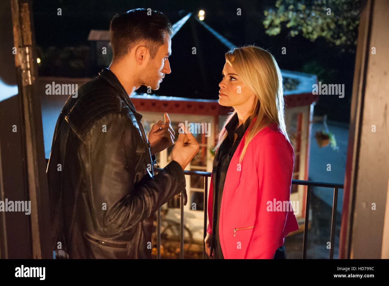 HOLLYOAKS, (from left): Charlie Clapham, Tamara Wall, (2014). photo ...