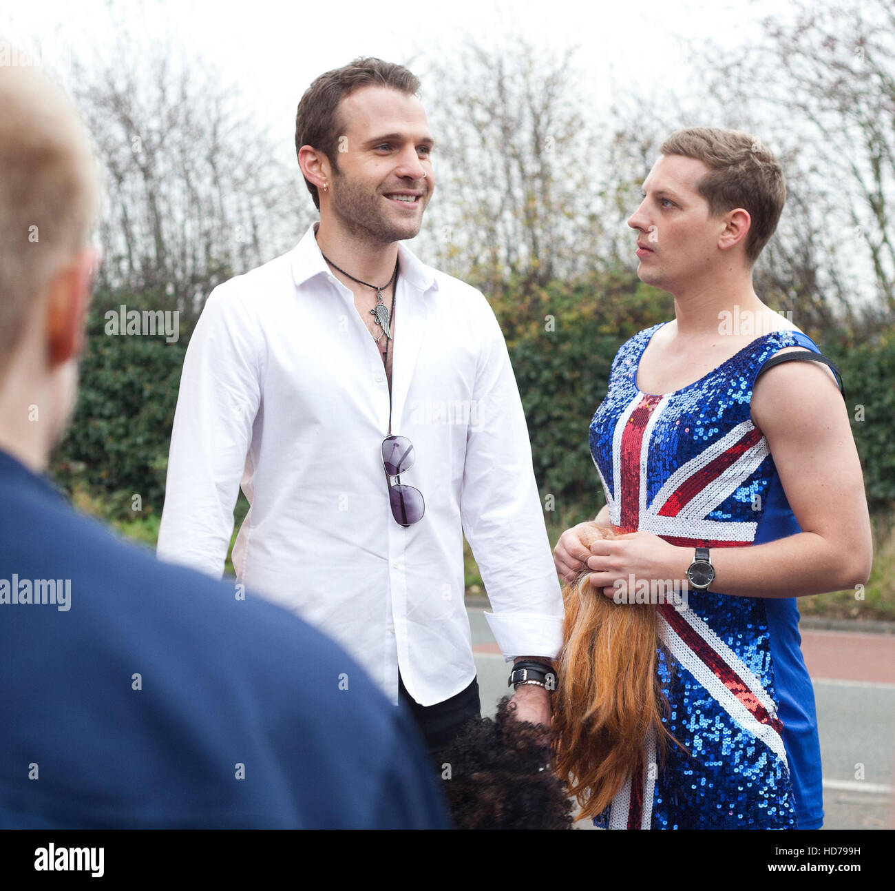 HOLLYOAKS, (from left): Nick Rhys, James Sutton, (2014). photo ...