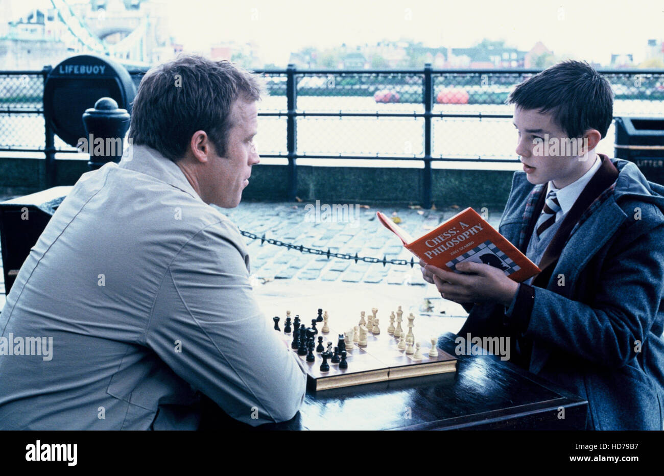 KEEN EDDIE, (episode 5) Mark Valley and Nicholas Hoult. 2003- TM and ...