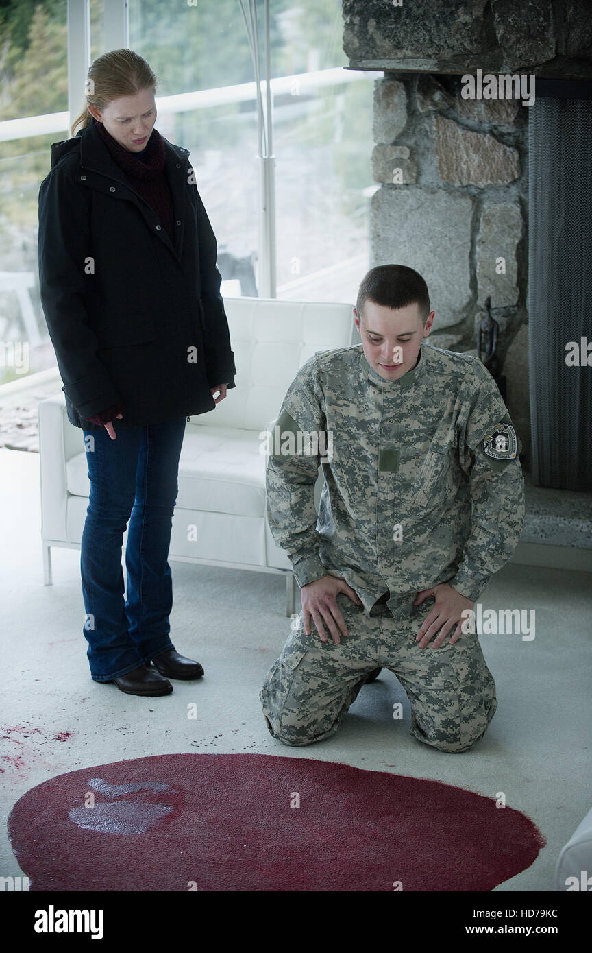 THE KILLING, l-r: Mireille Enos, Tyler Ross (Season 4, aired August 1 ...