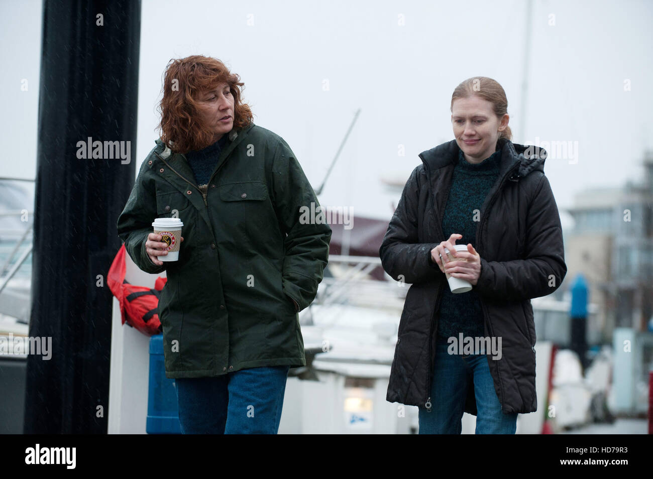 THE KILLING, (from left): Annie Corley, Mireille Enos, 'Ogi Jun ...