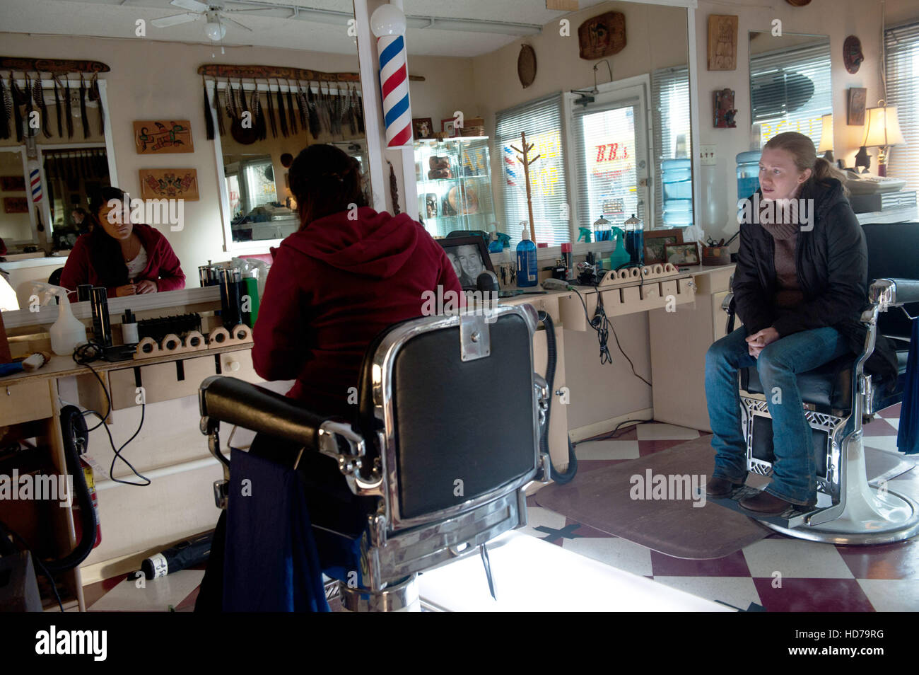 THE KILLING, (from left): Q'orianka Kilchner, Mireille Enos, 'Off The ...