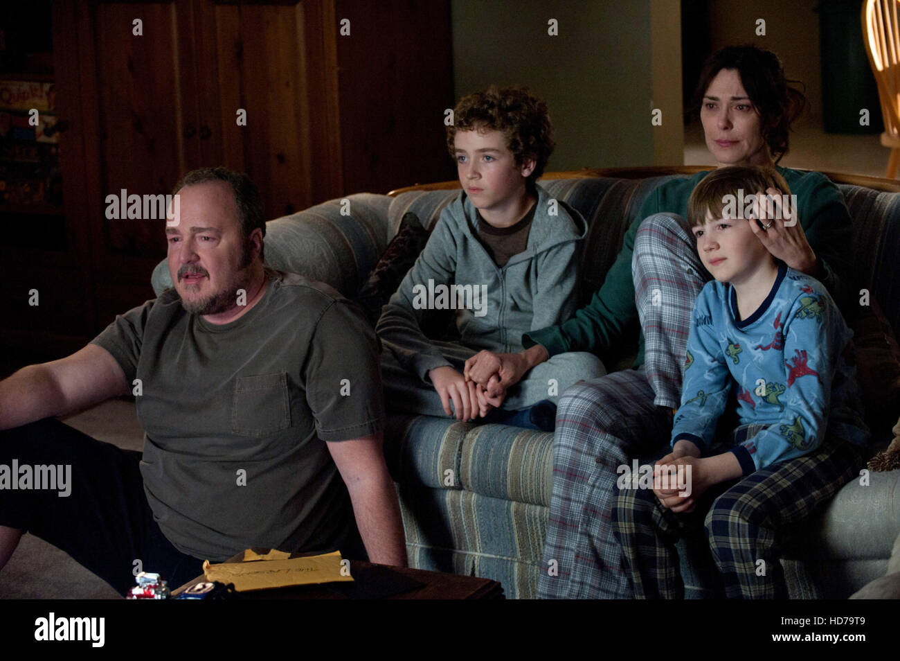 THE KILLING, (from left): Brent Sexton, Evan Bird, Michelle Forbes ...