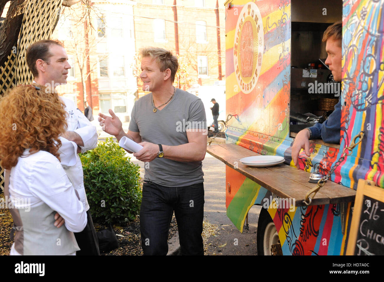 KITCHEN NIGHTMARES, Owners Mary & Greg Russell (left), chef Gordon ...