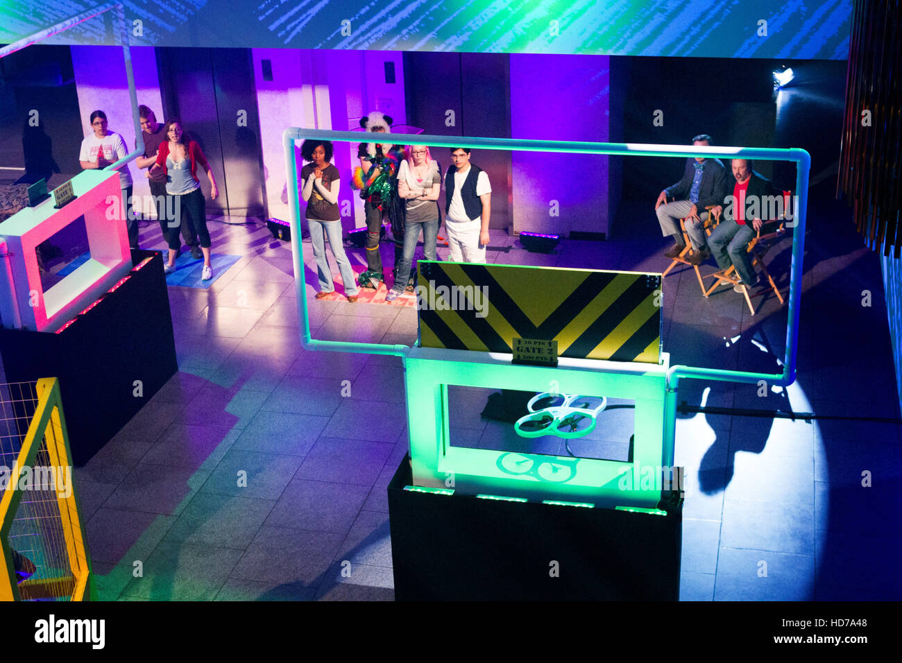 KING OF THE NERDS, Danielle Mackey (sixth from left), far right: Curtis ...