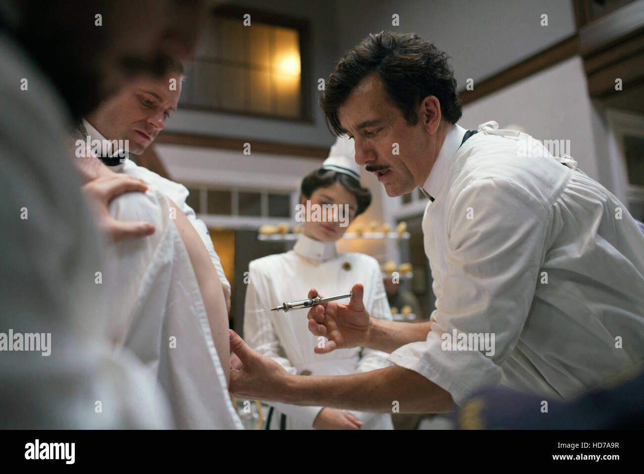THE KNICK, l-r: Eric Johnson, Eve Hewson, Clive Owen, (Season 1, 2014 ...