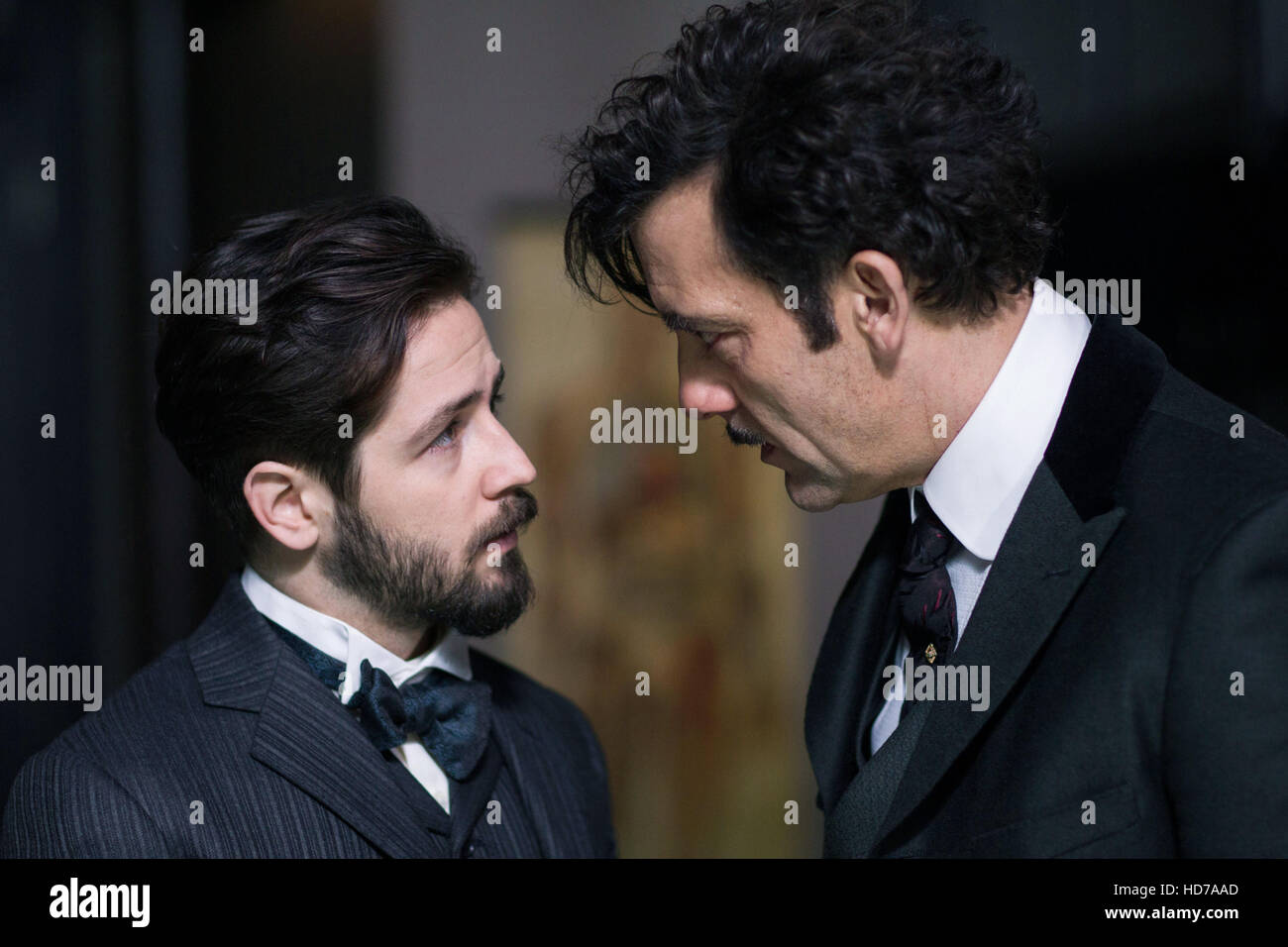 THE KNICK, (center, from left): Michael Angarano, Clive Owen ...