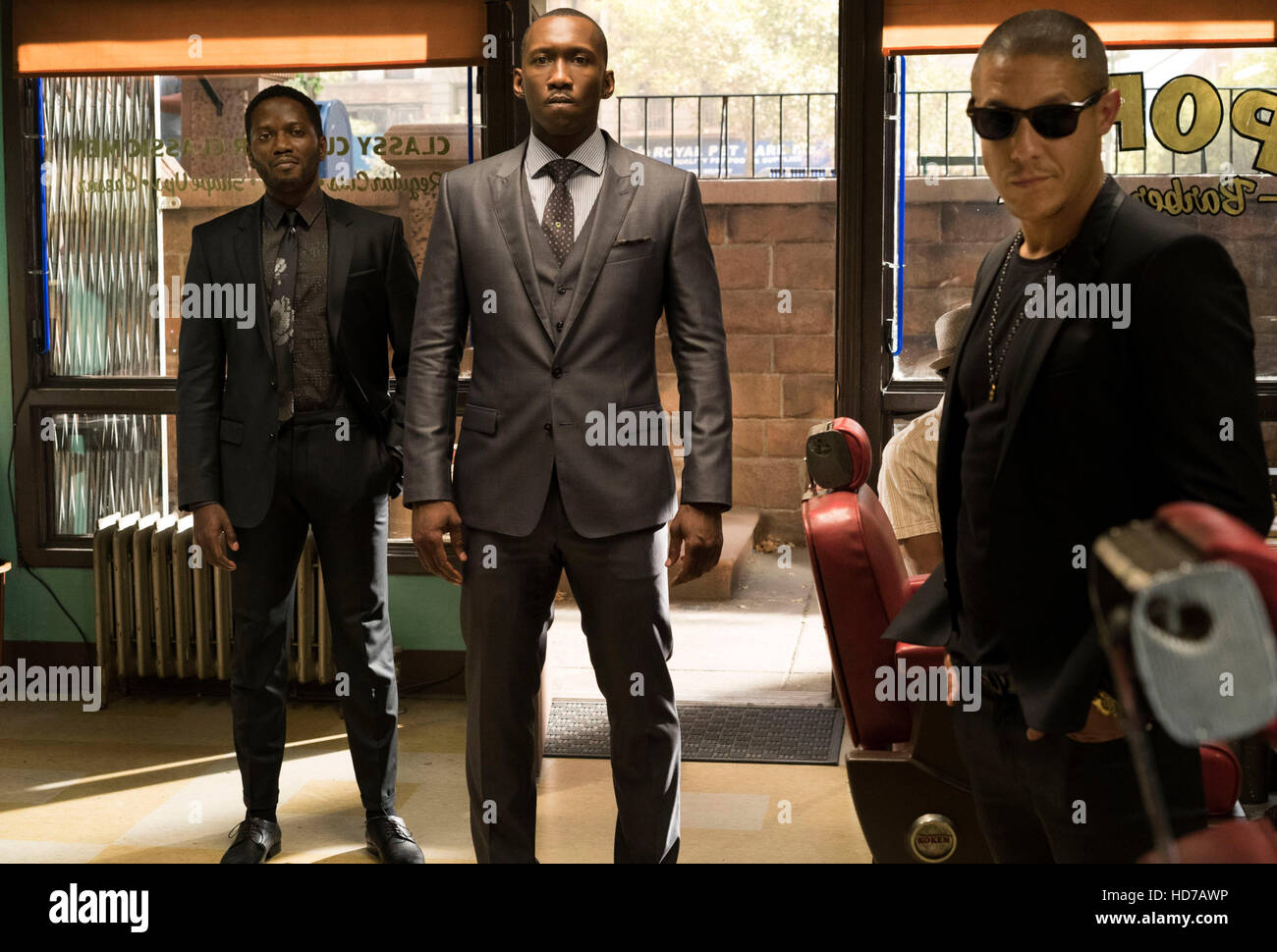 LUKE CAGE, (aka MARVEL'S LUKE CAGE), l-r: Jeremy Sample, Mahershala Ali ...