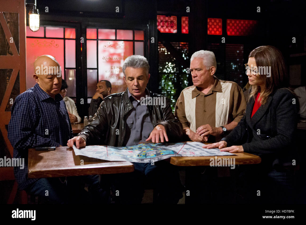 MAJOR CRIMES, l-r: Michael Paul Chan, Tony Denison, G.W. Bailey, Mary ...
