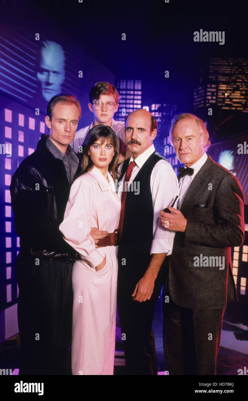 MAX HEADROOM, Matt Frewer, Chris Young, Amanda Pays, Jeffery Tambor ...