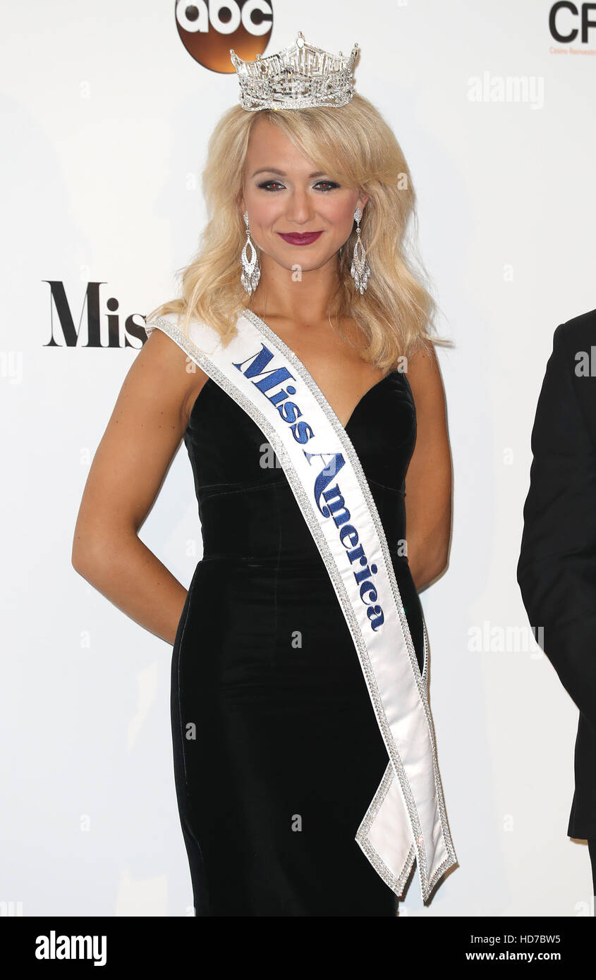 2017 Miss America Savvy Shields Press Conference at Boardwalk Hall in ...