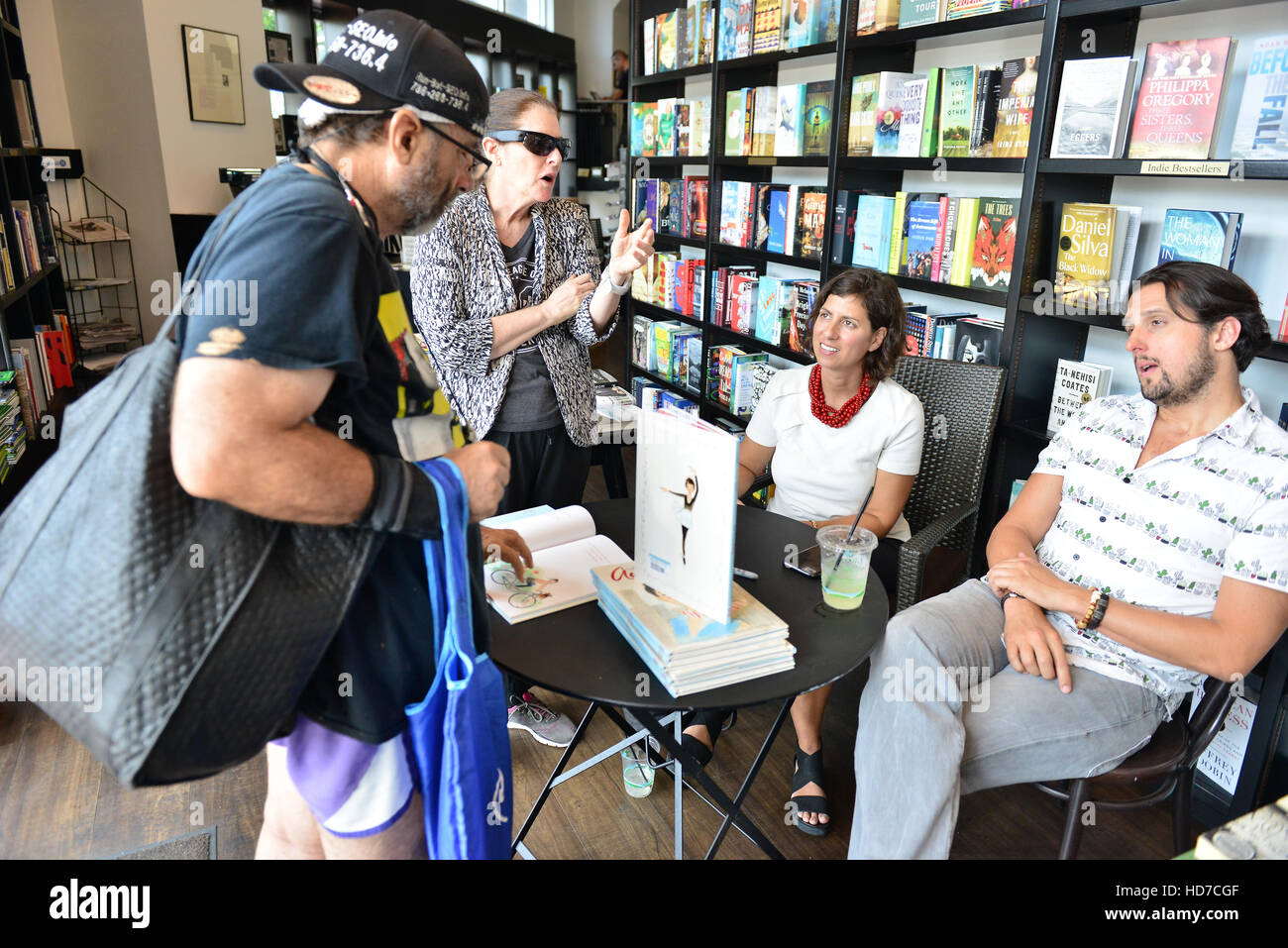 Author Margaret Cardillo and Pablo Cartaya sign copies of 'Just Being ...