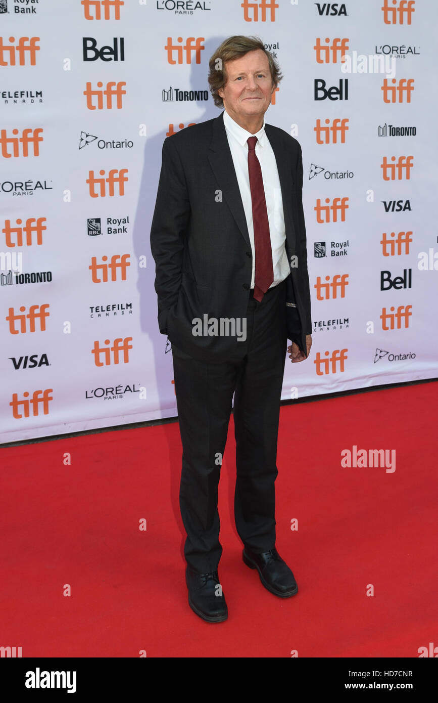 David Hare attending the premiere of 'Denial' at the Princess of Wales ...