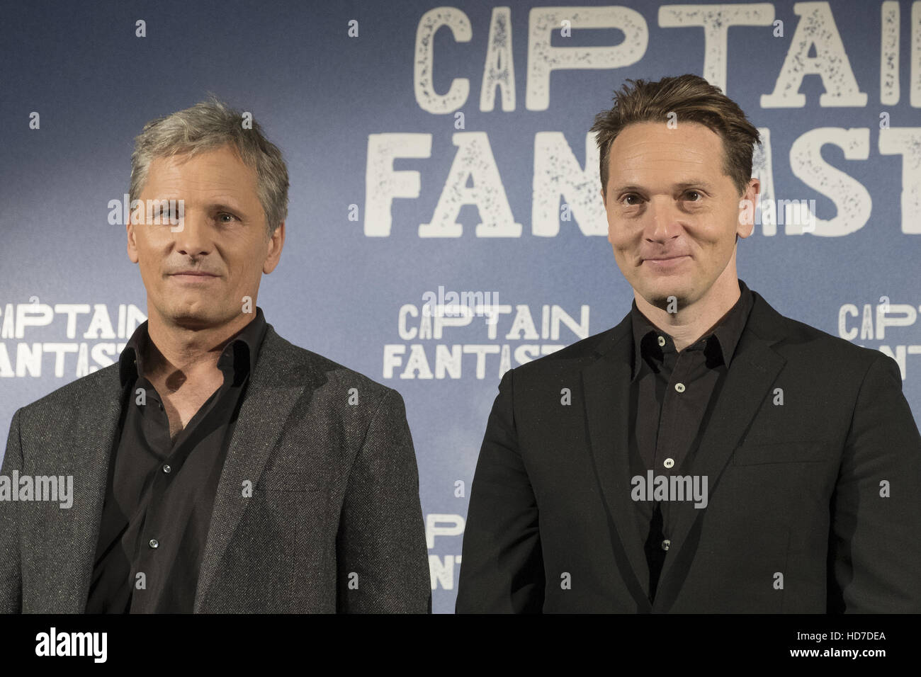 Viggo Mortensen (left) and Matt Ross attending a photocall for 'Captain ...