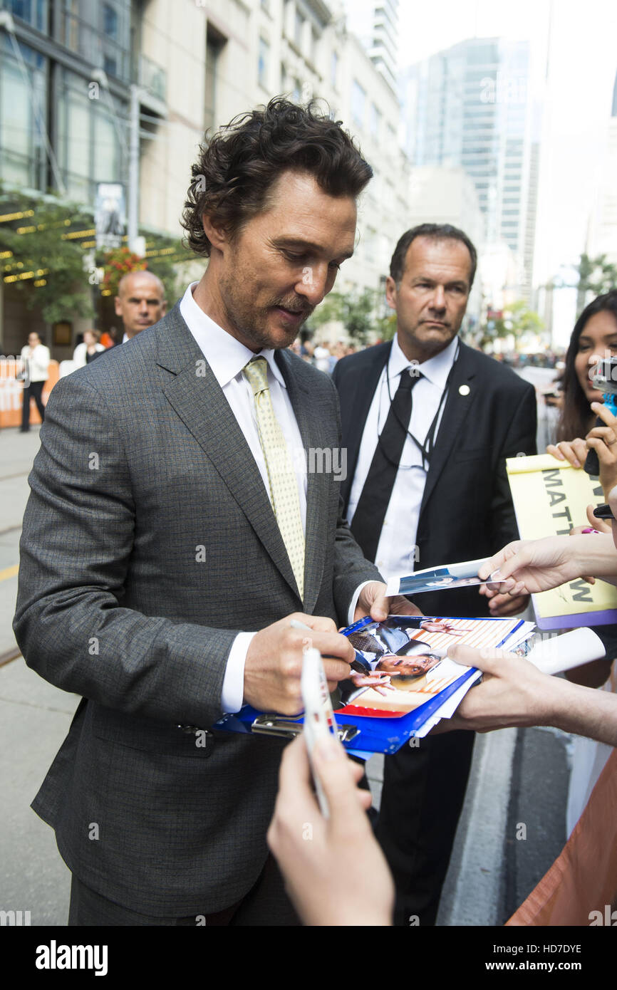 Matthew McConaughey attending the premiere of 'Sing' at the Princess of ...