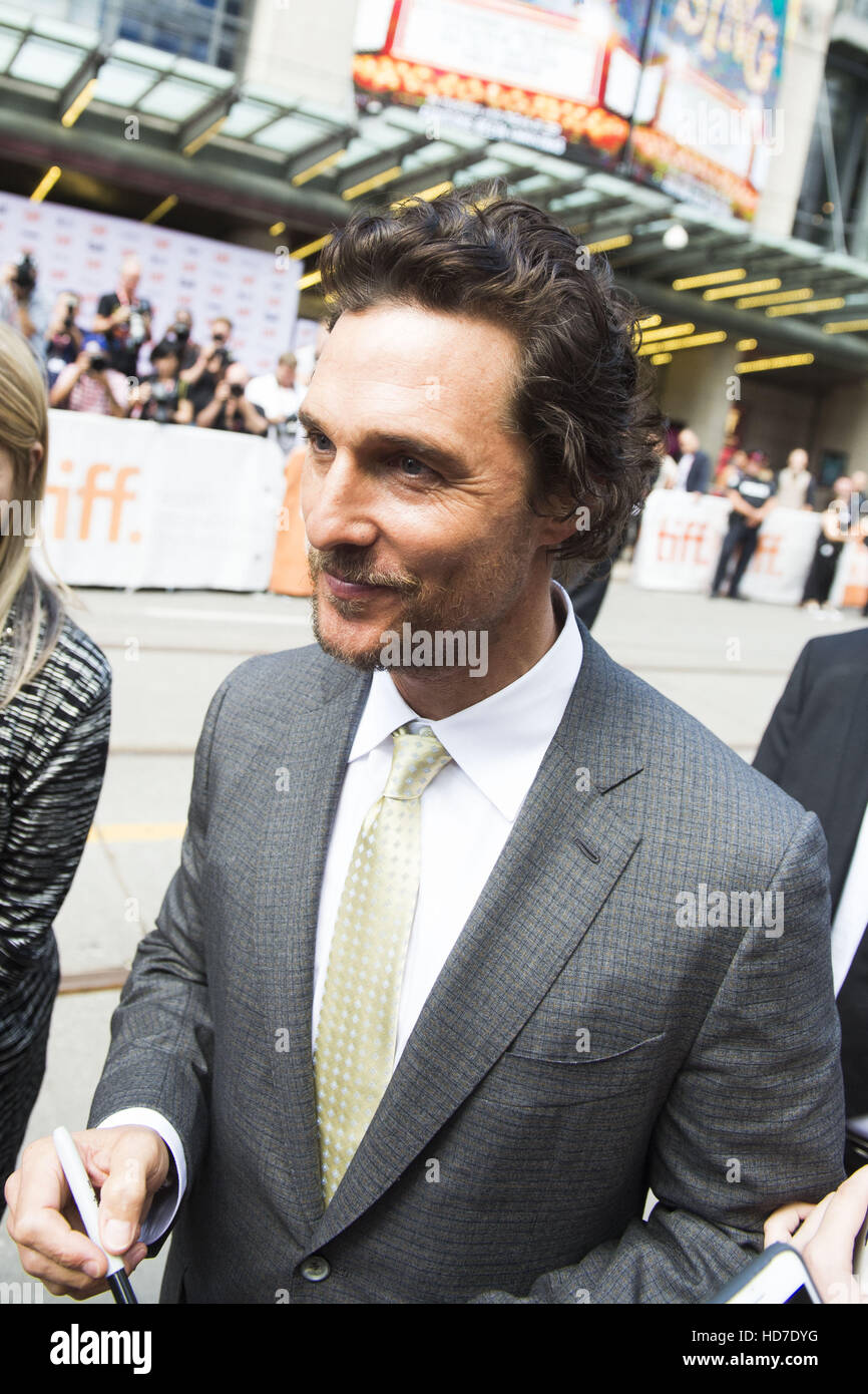 Matthew McConaughey attending the premiere of 'Sing' at the Princess of ...
