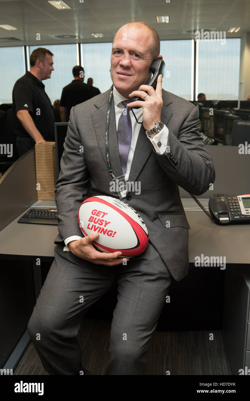 BGC Partners Charity Day held at Canary Wharf. Featuring: Mike Tindall ...