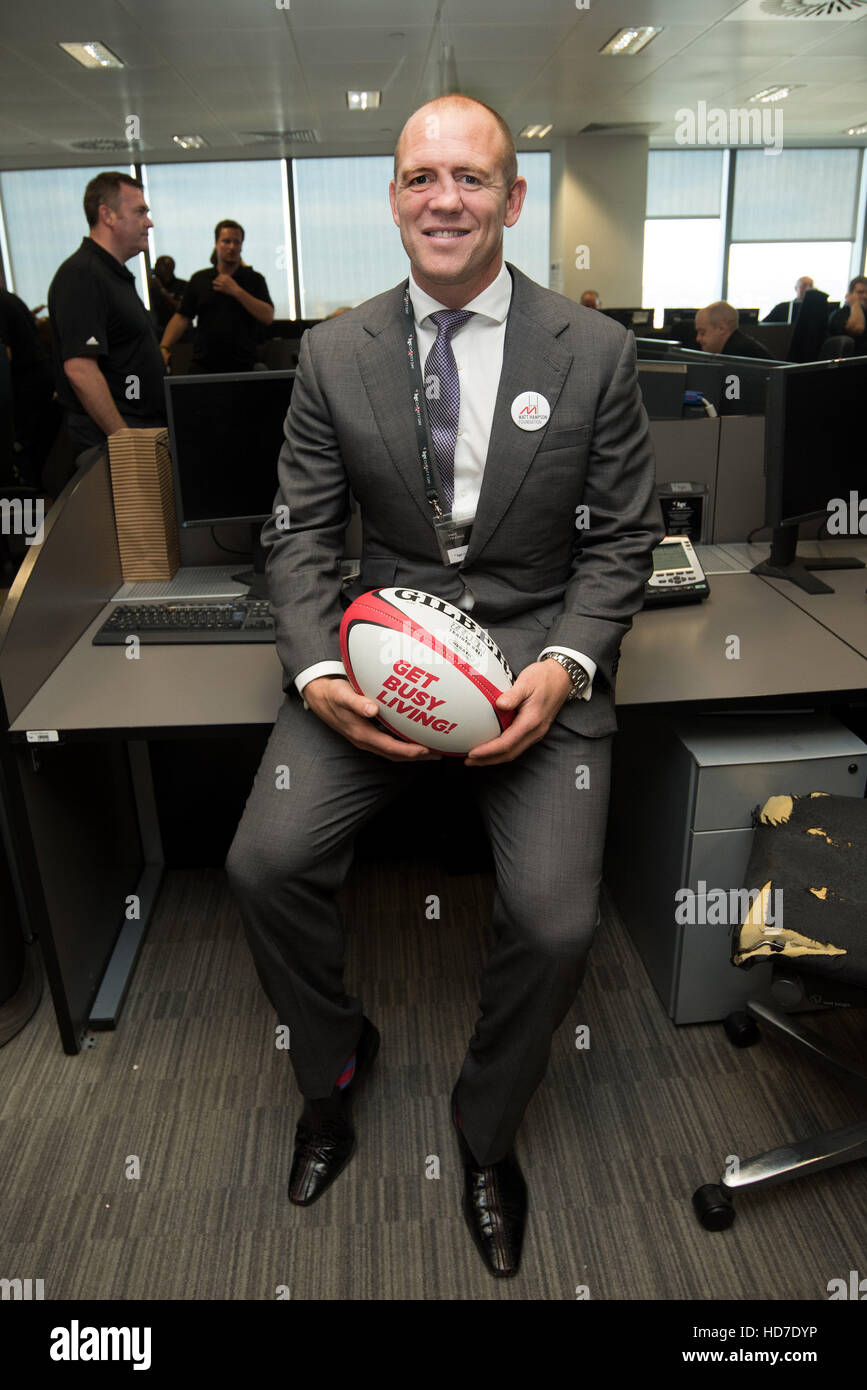 BGC Partners Charity Day held at Canary Wharf. Featuring: Mike Tindall ...