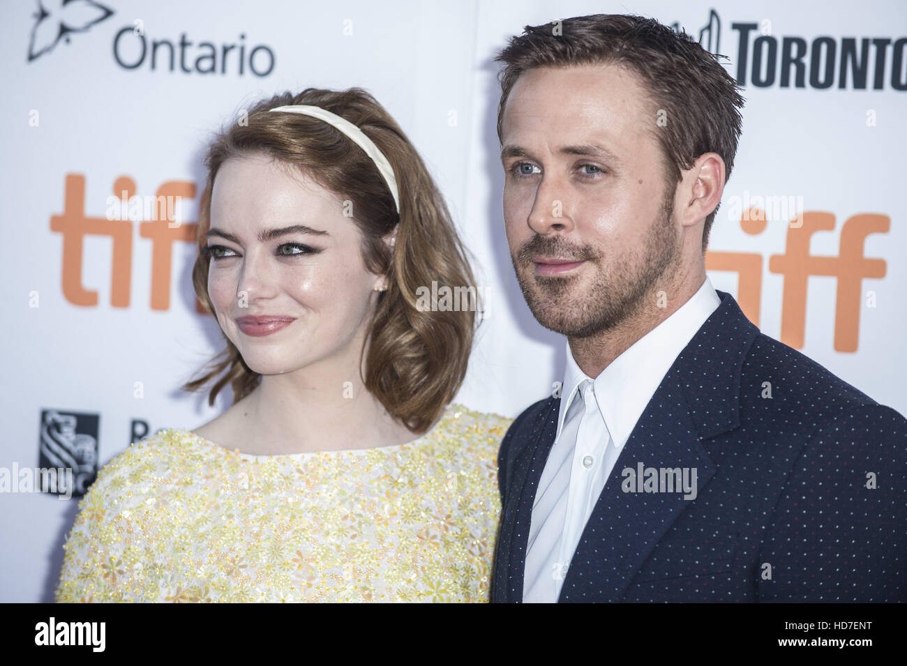 Emma stone la la land toronto hi-res stock photography and images - Alamy