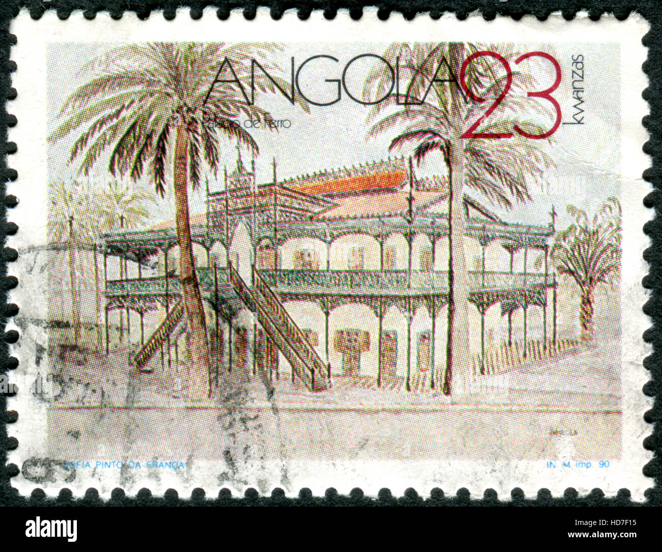 The historic building in the capital, Luanda - Palacio de Ferro (Iron ...