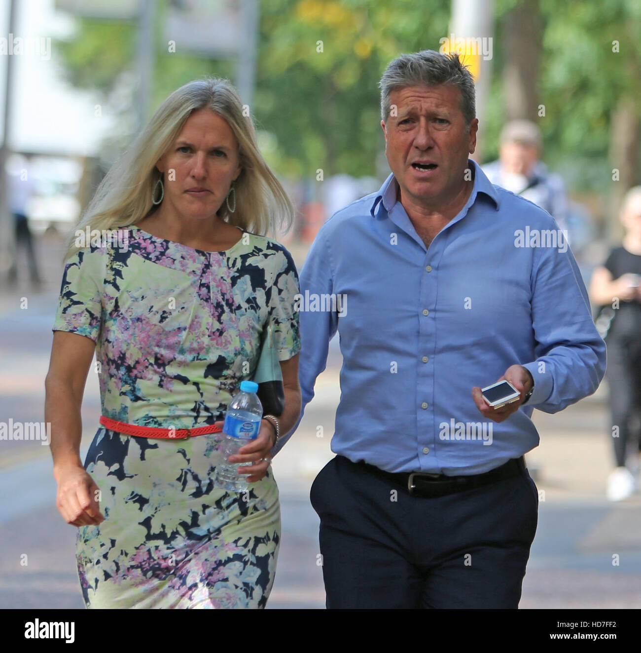 Neil Fox and Vicky Fox outside ITV Studios Featuring: Neil Fox, Vicky ...