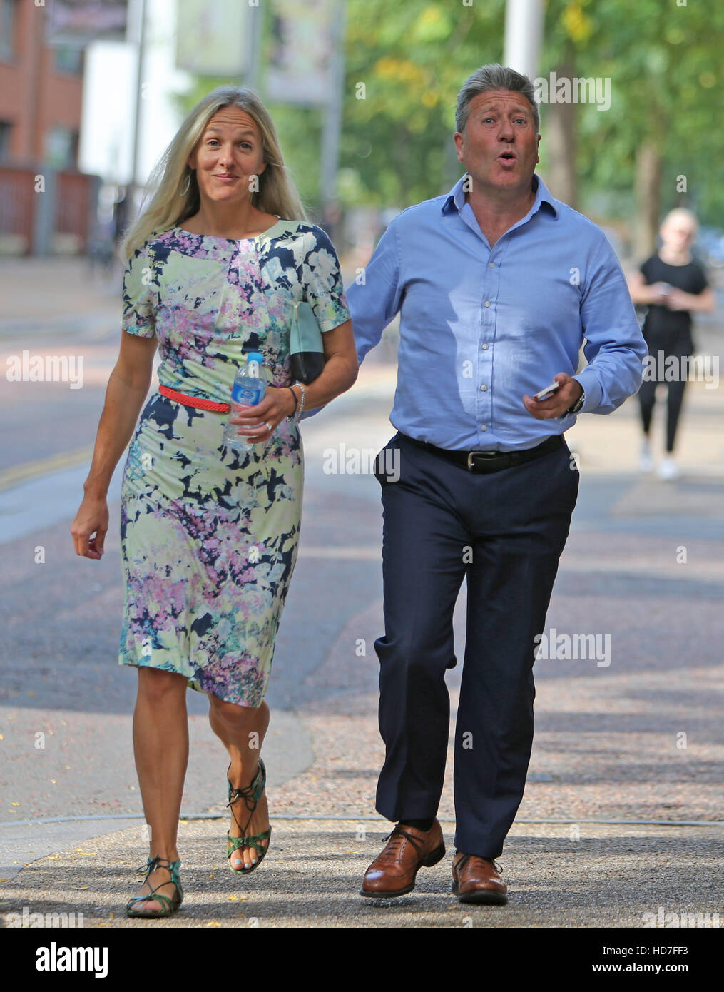 Neil Fox and Vicky Fox outside ITV Studios Featuring: Neil Fox, Vicky ...