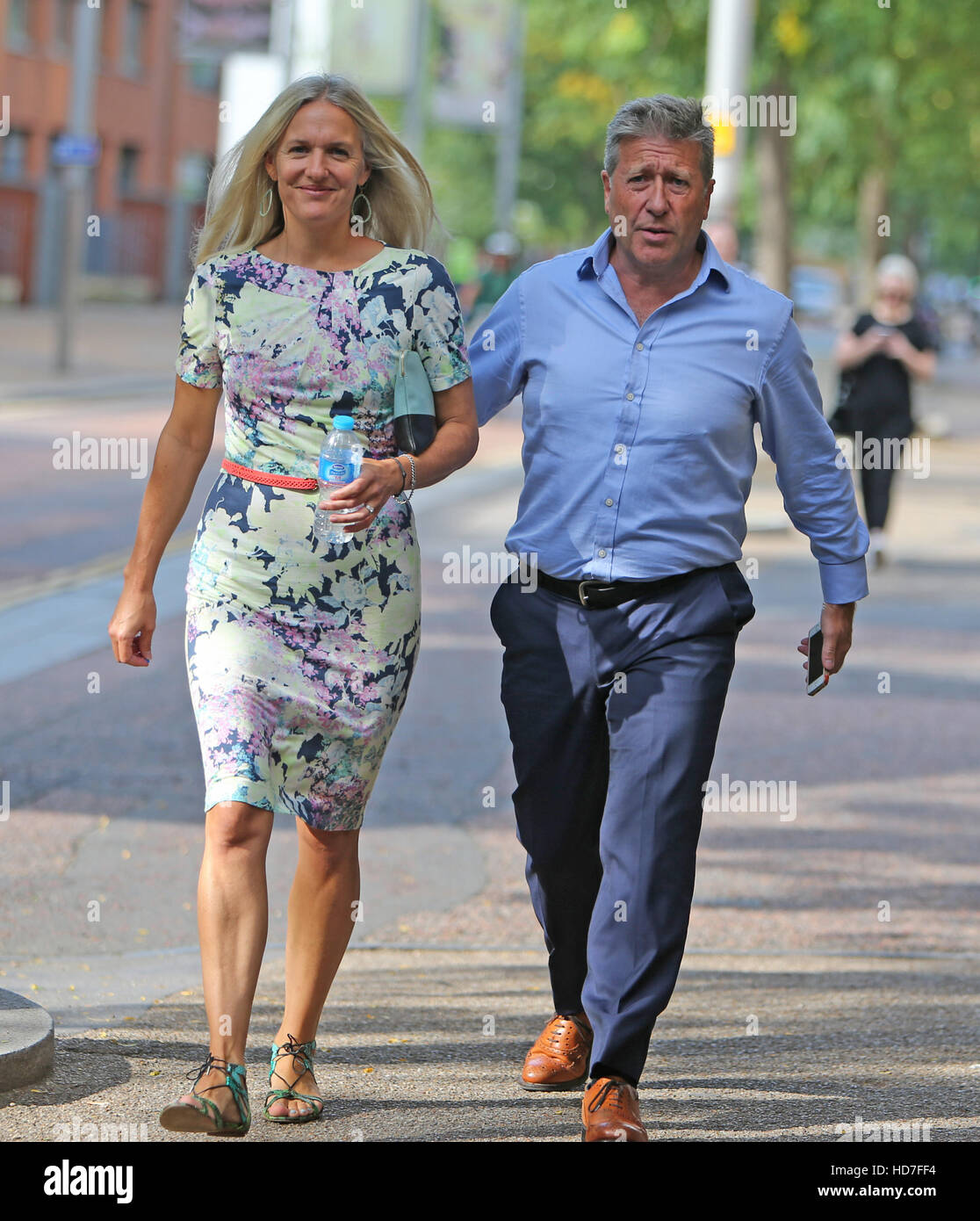 Neil Fox and Vicky Fox outside ITV Studios Featuring: Neil Fox, Vicky ...
