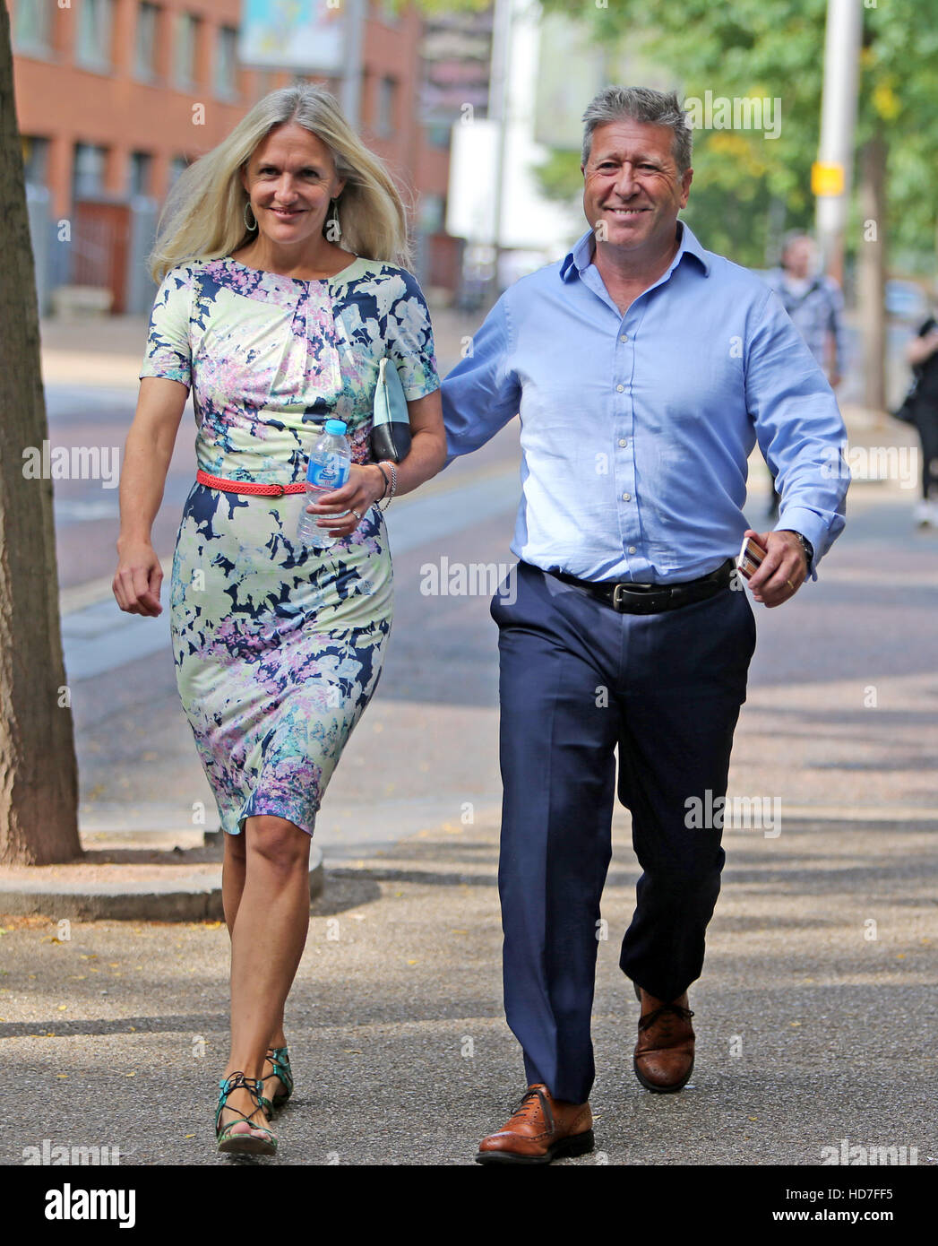 Neil Fox and Vicky Fox outside ITV Studios Featuring: Neil Fox, Vicky ...