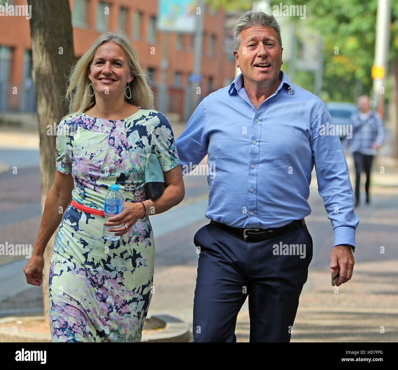 Neil Fox and Vicky Fox outside ITV Studios Featuring: Neil Fox, Vicky ...