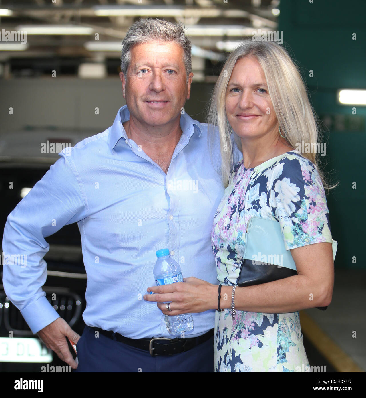 Neil Fox and Vicky Fox outside ITV Studios Featuring: Neil Fox, Vicky ...