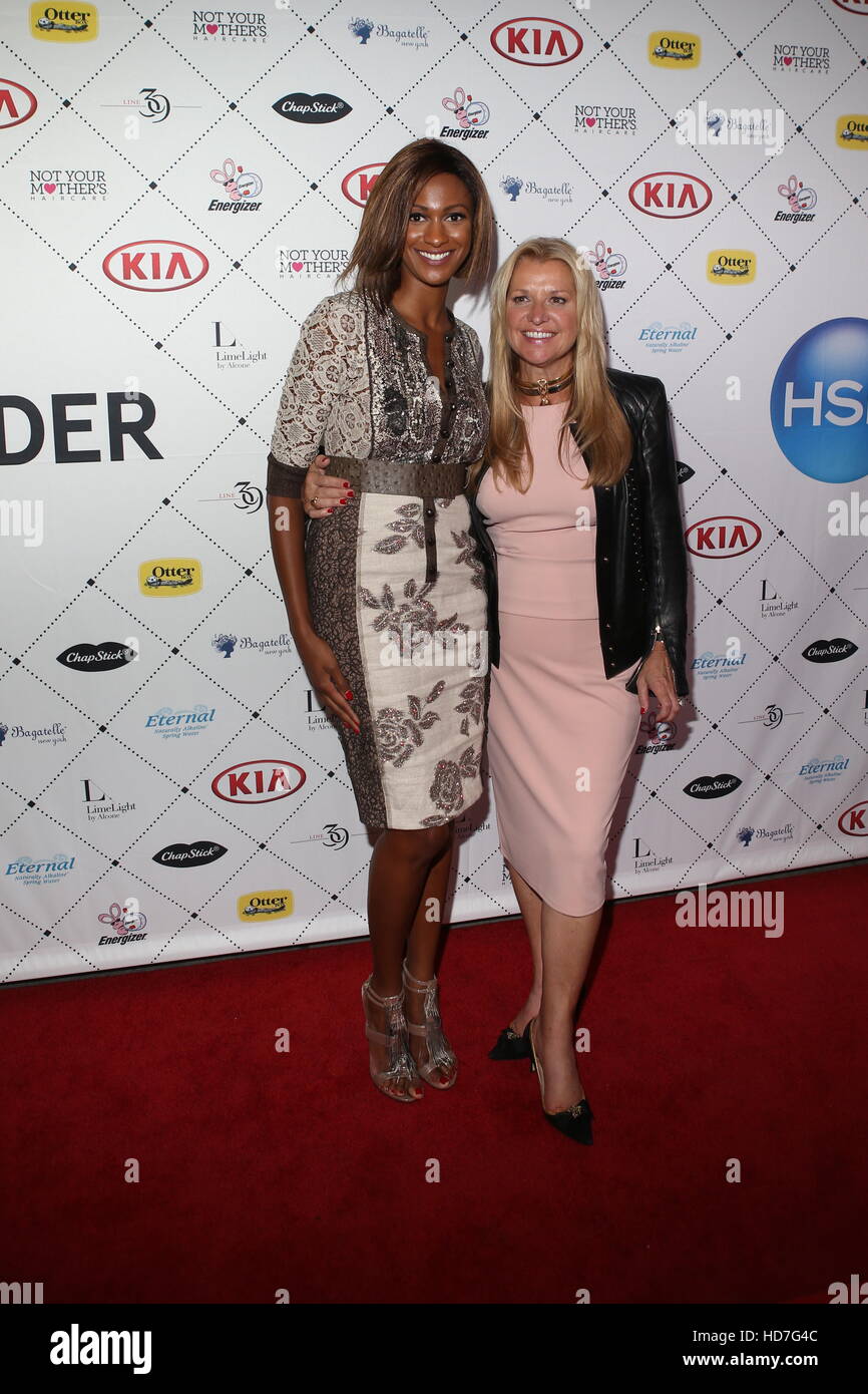 Lauren Maillian (left) and Mindy F. Grossman attending the afterparty ...