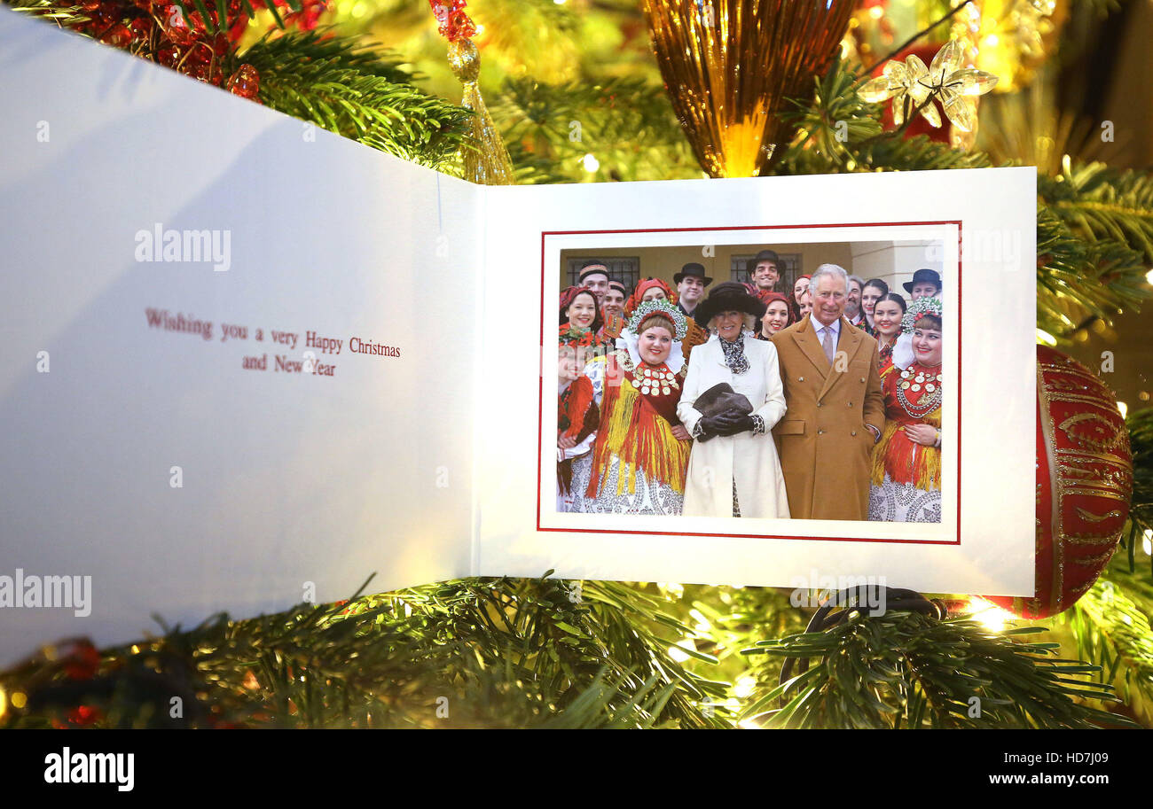 Prince charles christmas card hi-res stock photography and images - Alamy