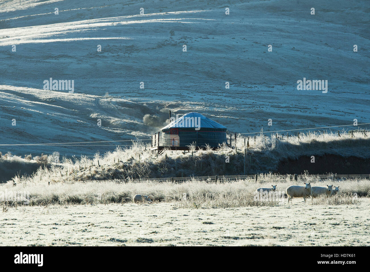 Yurt tent countryside hi-res stock photography and images - Alamy
