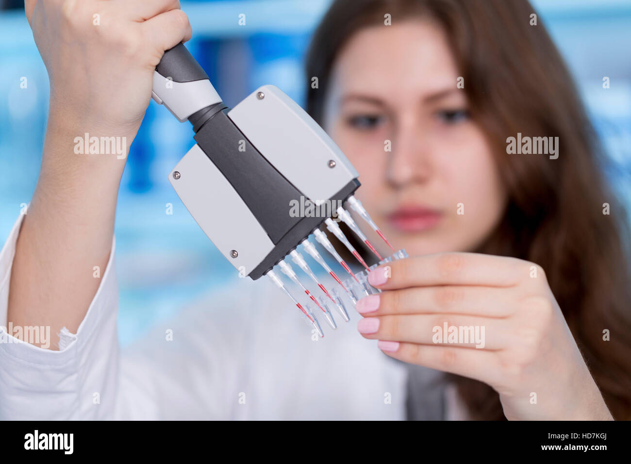 Multipipette hi-res stock photography and images - Alamy
