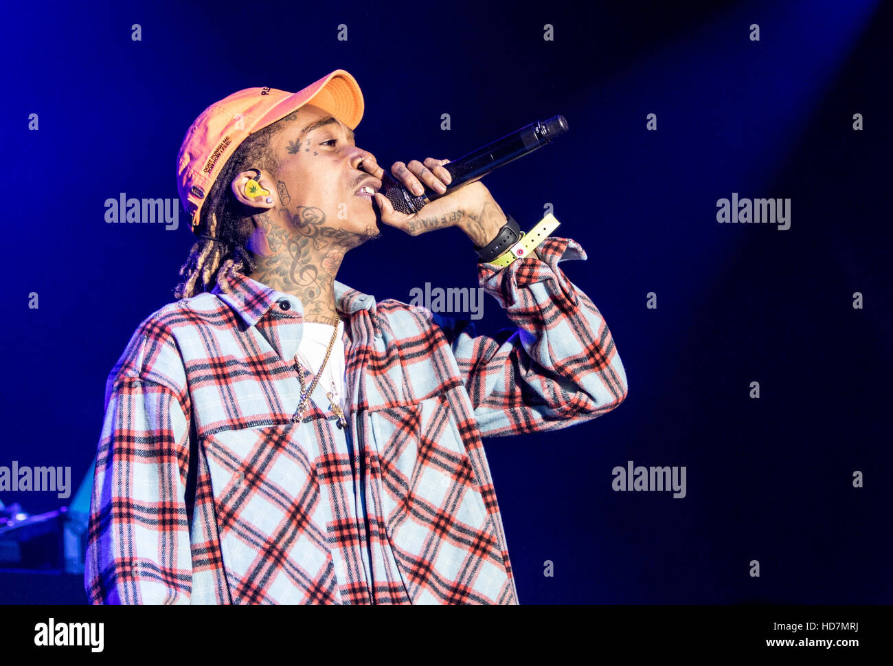 Wiz Khalifa headlining Sunday at Bestival 2016 Featuring: Wiz Khalifa Where: Newport Isle Of ...