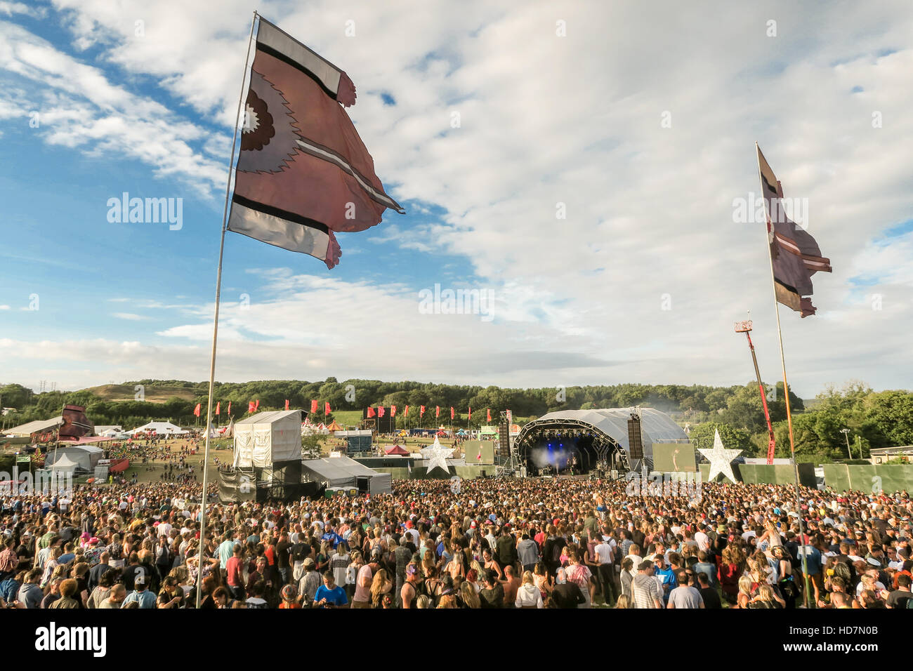 General shots from Bestival 2016 Featuring: Atmosphere Where: Newport ...
