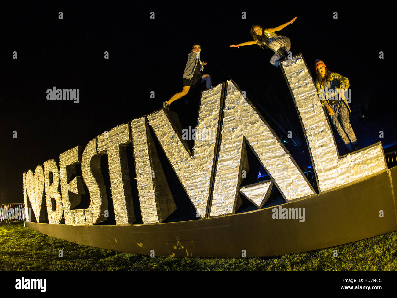 General shots from Bestival 2016 Featuring: Atmosphere Where: Newport ...