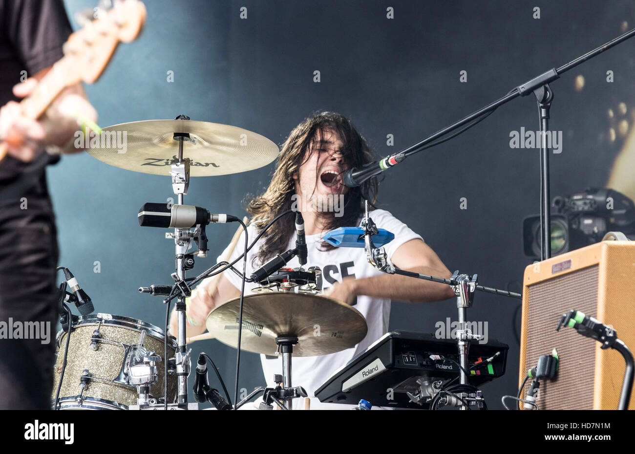 Wolf Alice performing at Bestival 2016 Featuring: Wolf Alice Where ...