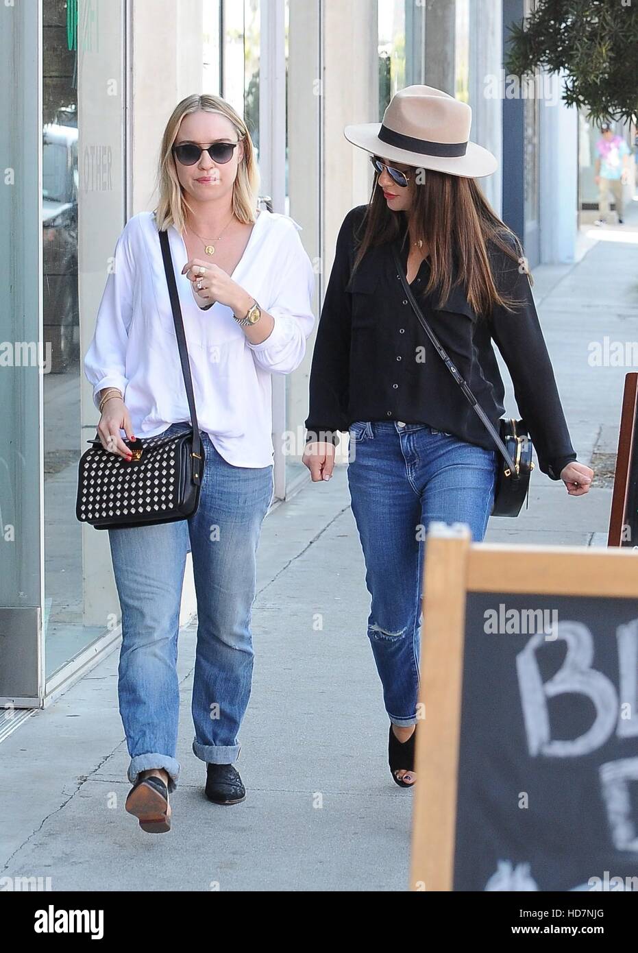 Lea Michele out and about with a friend in Los Angeles Featuring: Lea ...