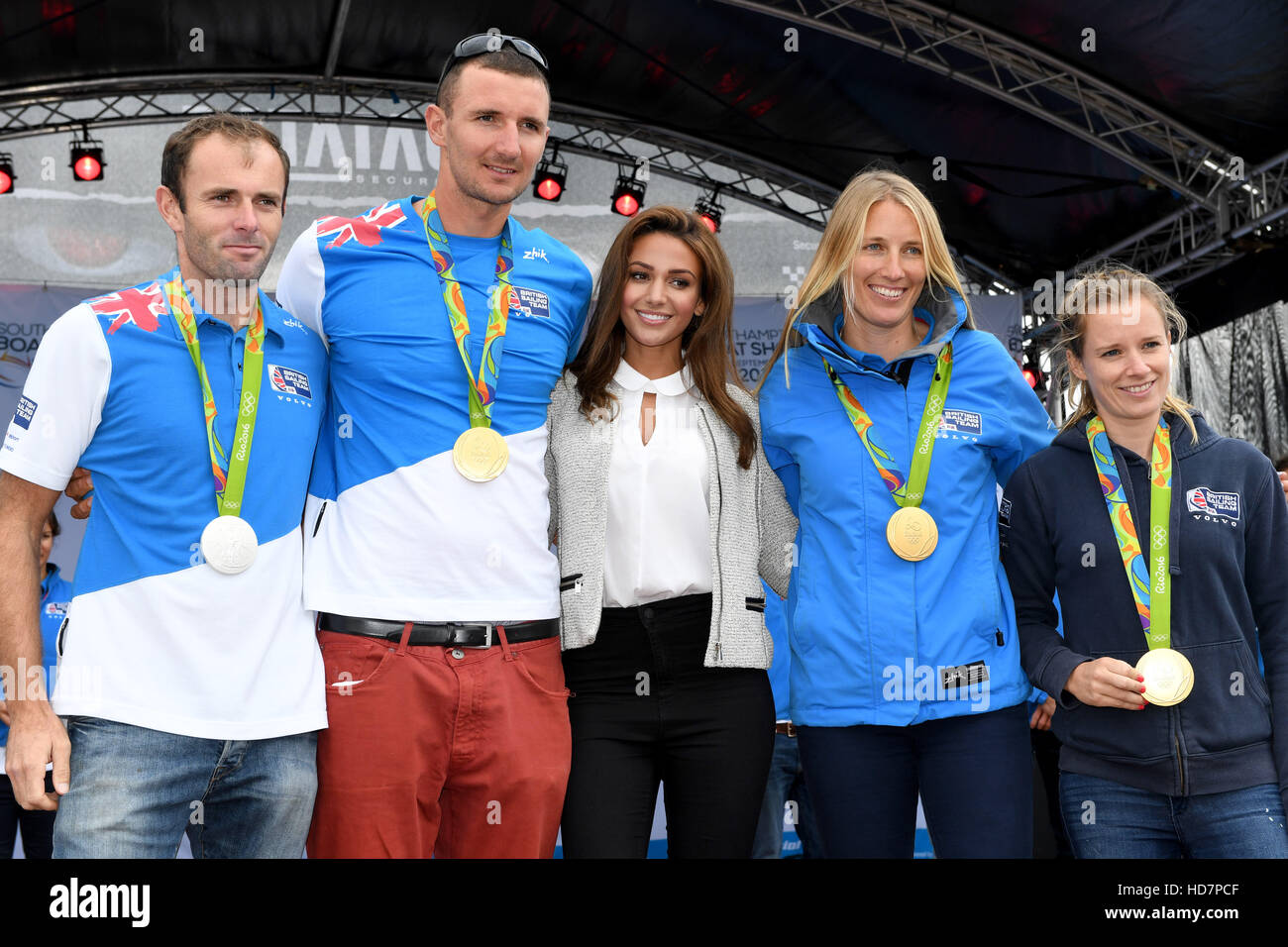 Actress Michelle Keegan opens the Southampton Boat Show, Hampshire, UK ...