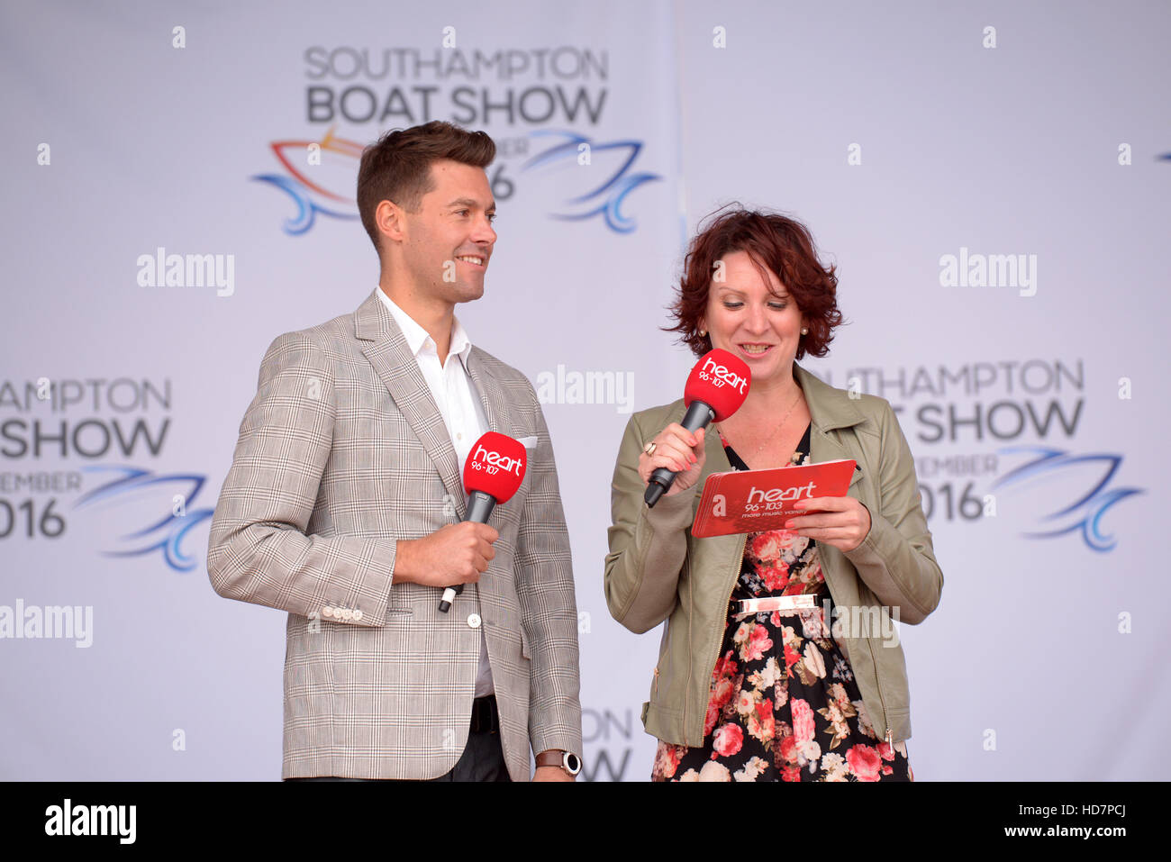 Actress Michelle Keegan opens the Southampton Boat Show, Hampshire, UK ...