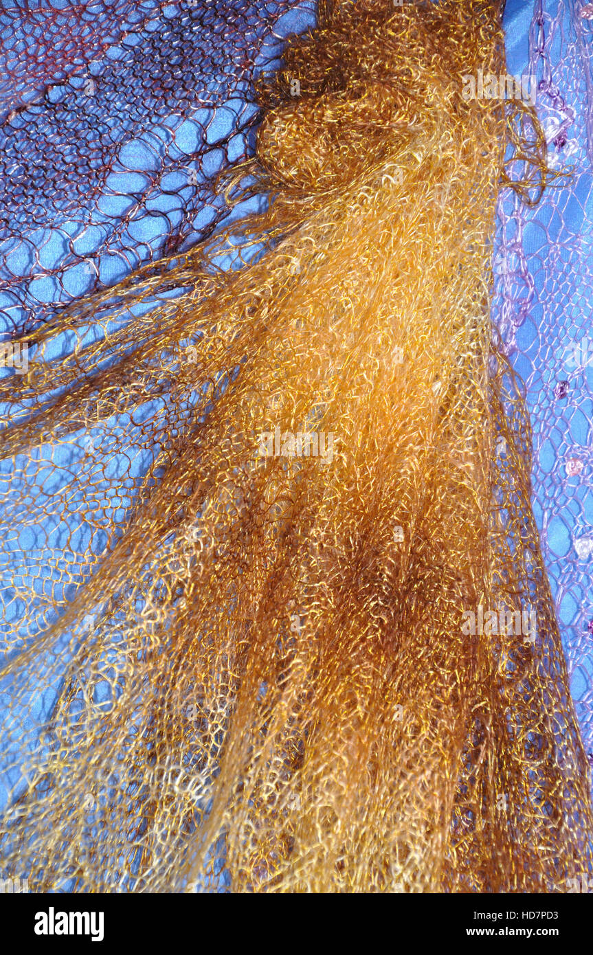 Orenburg downy shawl hi-res stock photography and images - Alamy