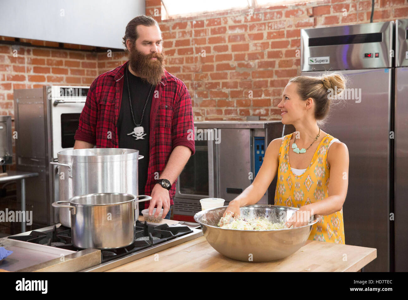 EPIC MEAL EMPIRE, (from left): Harley Morenstein, Natalie Forte ...