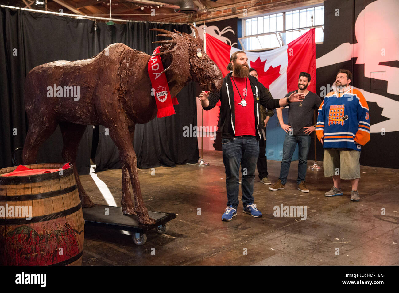 EPIC MEAL EMPIRE, (from left): Harley Morenstein, Josh Elkin, Kevin ...