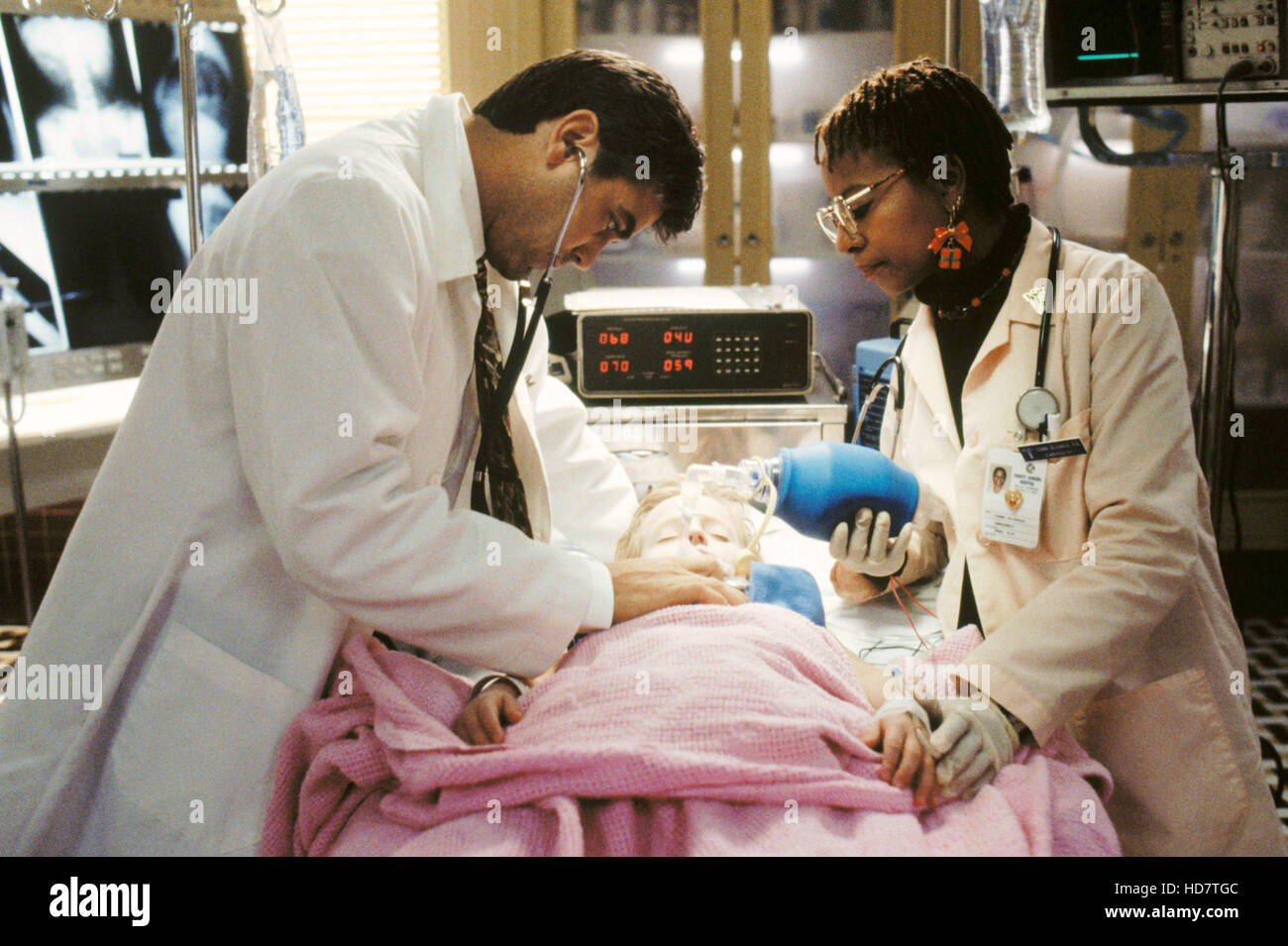 ER, George Clooney, Conni Marie Brazelton, (Season 1), 1994-2009. © NBC ...